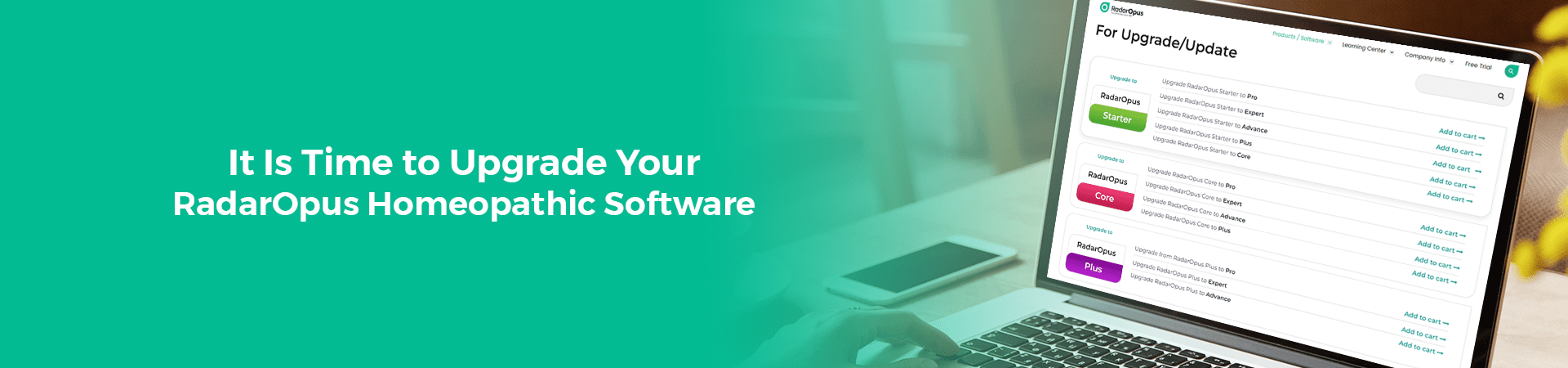 Upgrade Your RadarOpus Homeopathic Software