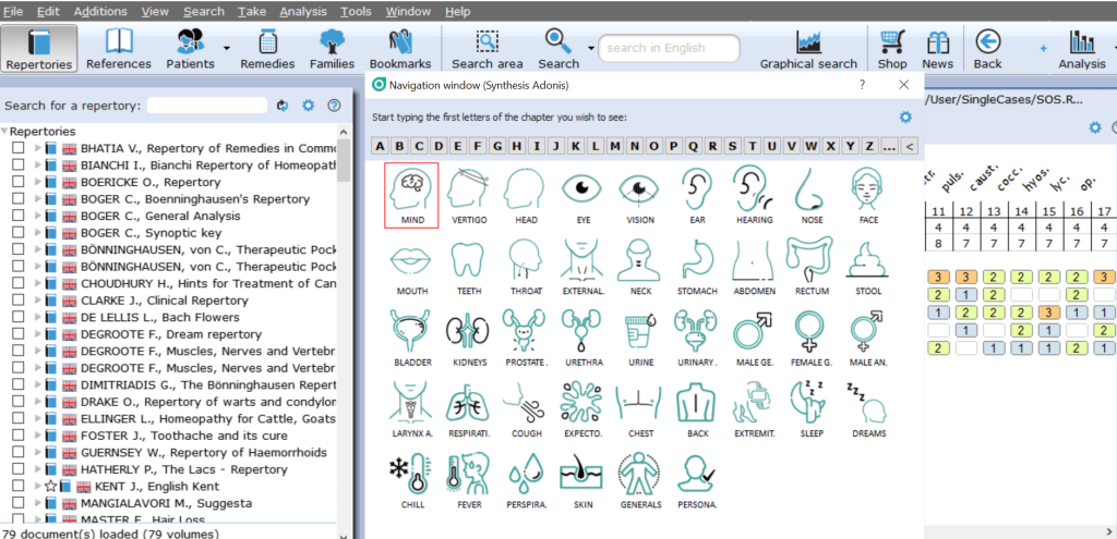 Synthesis Adonis Repertory- BjainRx